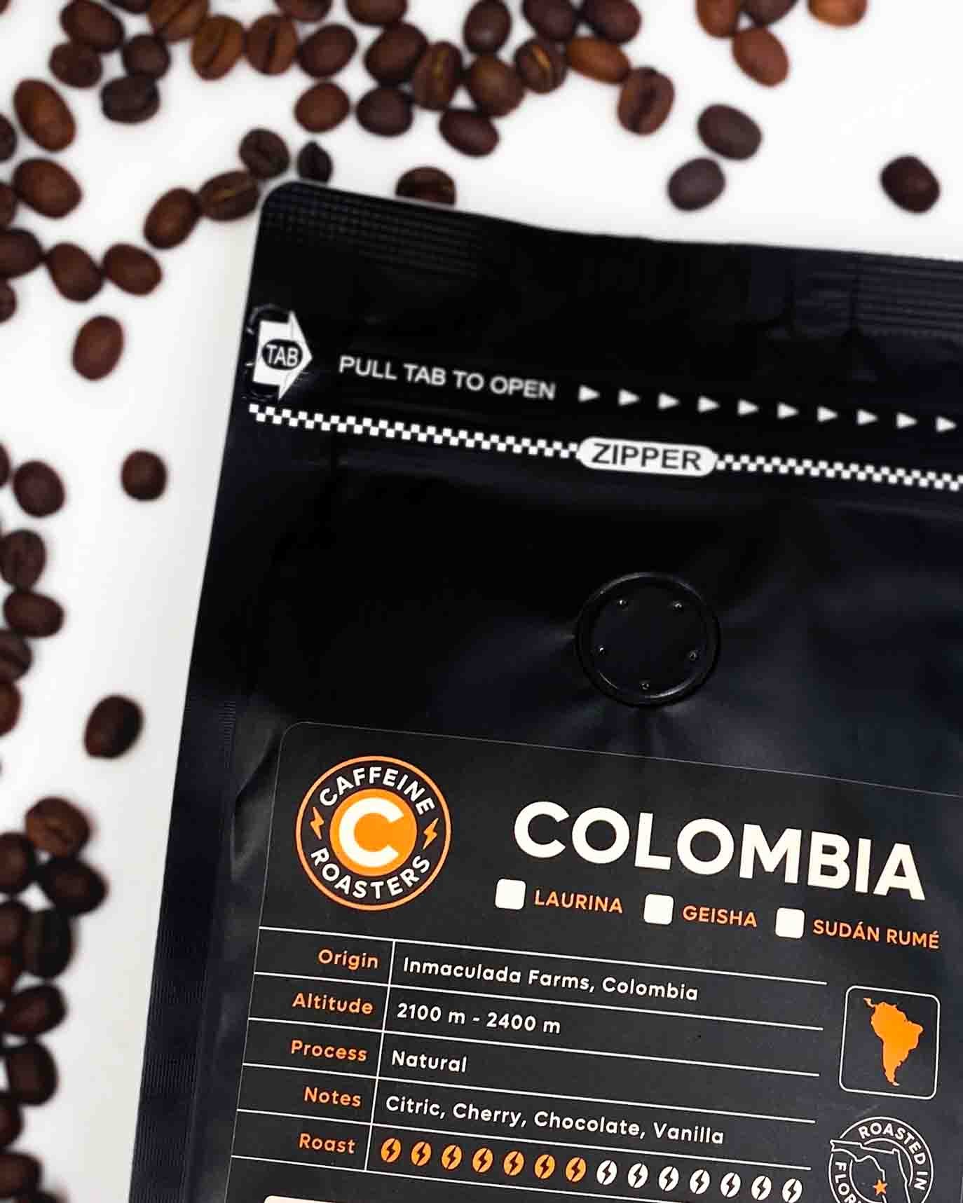 Colombian, Medium Roast Coffee – Caffeine Roasters
